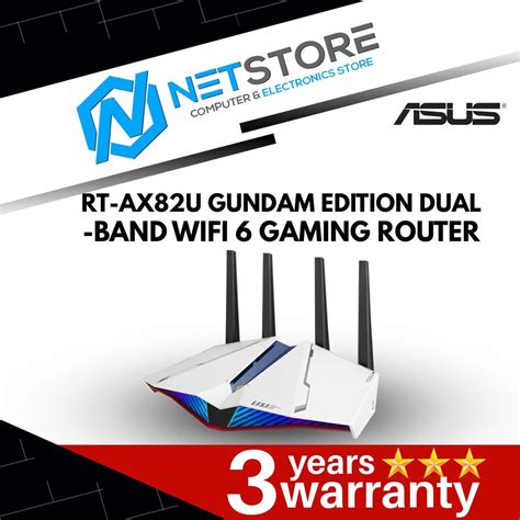 Asus Rt Ax82u Gundam Edition Dual Band Wifi 6 Gaming Router 90ig05g0 Mfar20 Shopee Malaysia