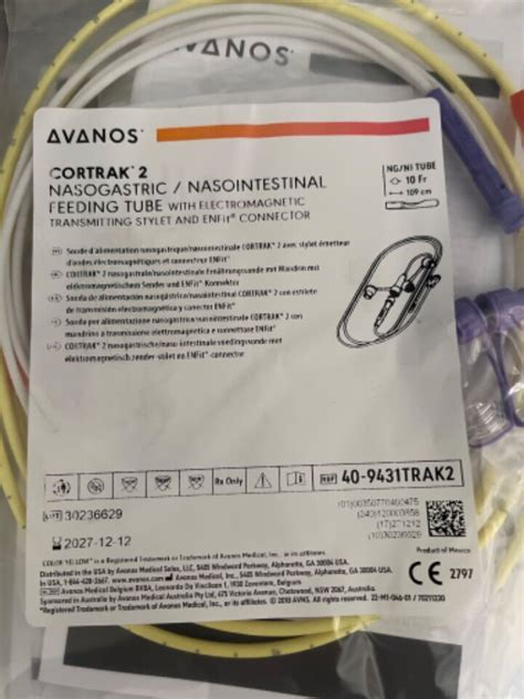 New Avanos Medical Cortrak 2 40 9431trak2 Nasogastric Nasointestinal