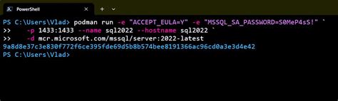 create a sql server container with podman vladdba vlad drumea