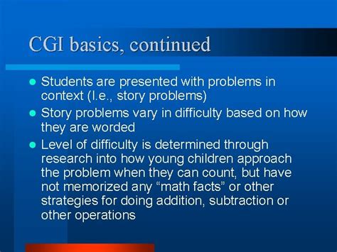Cognitively Guided Instruction An Introduction Cognitively Guided