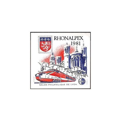 Bloc CNEP Yvert No Rhonalpex salon philatélique de Lyon