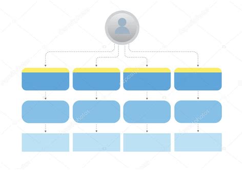 Infographic Flowchart Workflow Diagram Organizasyon Şeması Vektör Illüstrasyonu ©sweet Tomato