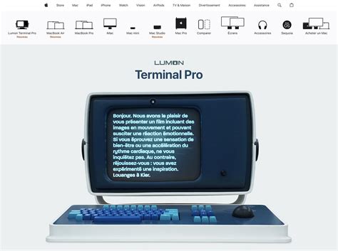 Consomac Le Lumon Terminal Pro Apparaît Au Milieu Des Macs Sur Le