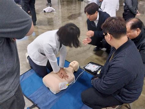 경기도의료원 수원병원 근로자 응급상황 대처 교육실시
