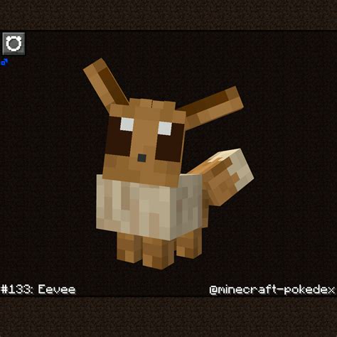 Minecraft Pokédex — 133 Eevee