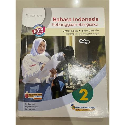 Jual BUKU BAHASA INDONESIA KEBANGGAAN BANGSAKU KELAS 11 PLATINUM