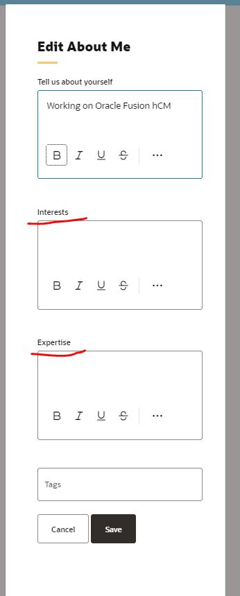 Enabling Connections About Me Not Displaying Content — Cloud Customer