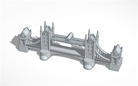 3d Design Tower Bridge Tinkercad
