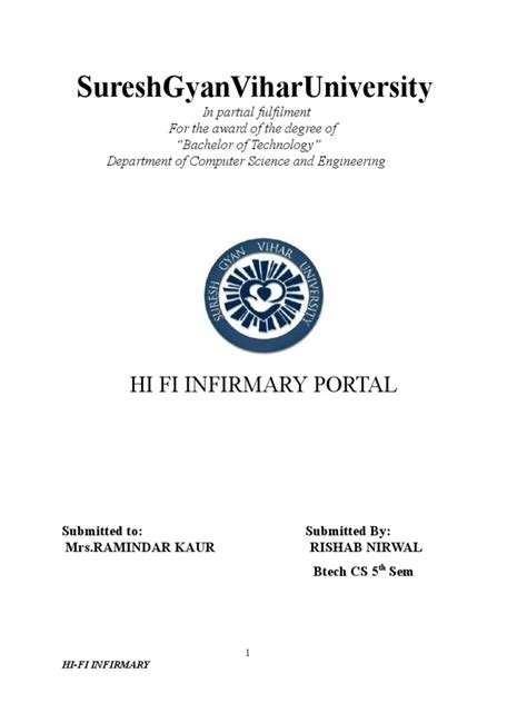 cse java project on high fi infirmary portal download free pdf java