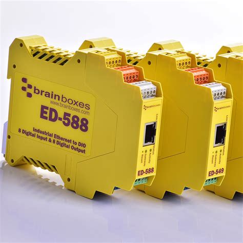 ED 538 Ethernet To 4 Relays And 8 Digital Inputs ASCII Gateway Brainboxes