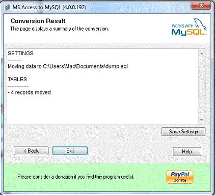 Converter Access Para MySQL