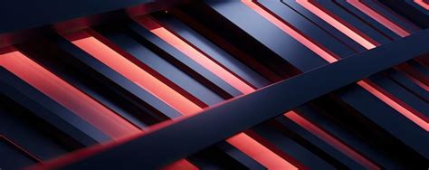Premium Ai Image Modern And Minimalistic Background With Intersecting Diagonal Stripes Panorama