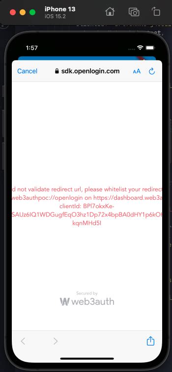 Invalid Redirect Uri Provider Facebook Issue Web Auth