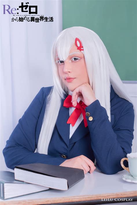 Re Zero Echidna School Ver By Leilucosplay On Deviantart