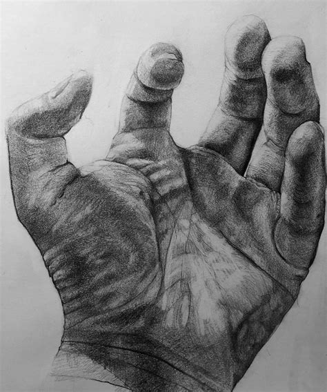 Hand Study R Drawing