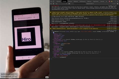 Arjs Not Working Anymore Hiro And Barcode Markers Not Recognised
