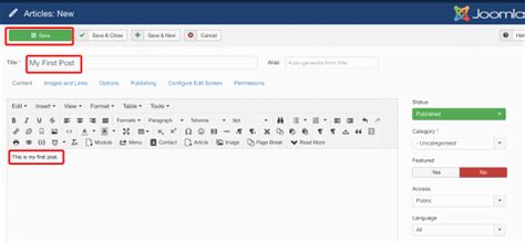 How To Start A Website With Joomla The Blog Starter