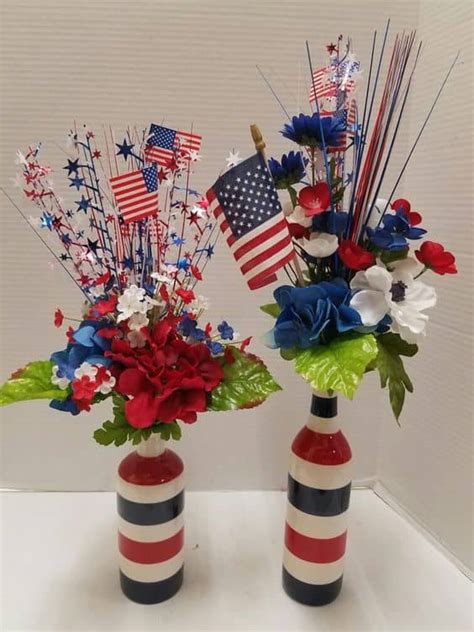 40 Stunning Patriotic Centerpieces To Diy For The 4th Of July Holidappy