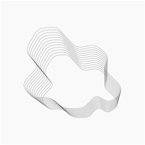 Premium Vector Single Black Wireframe Element