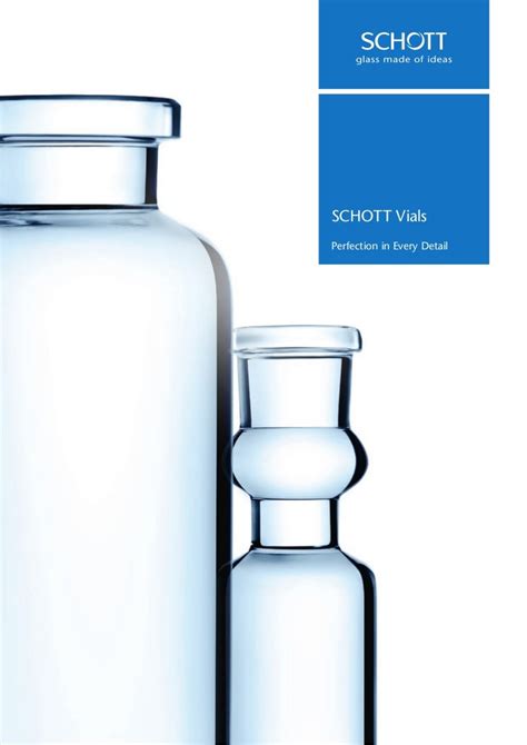 Brochure Schott Vials Row