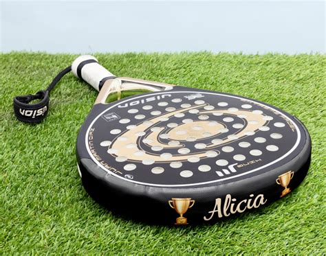Customised Paddle Racket Protector Black Background Made In T