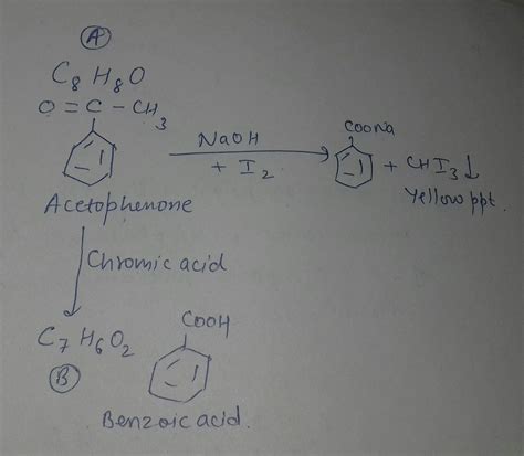An Organic Compound A With Molecular Formula C8h8o Forms Orange Red