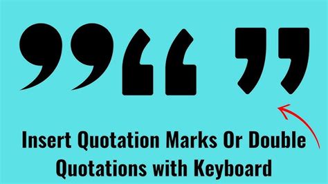 Quotation Marks Inverted Commas