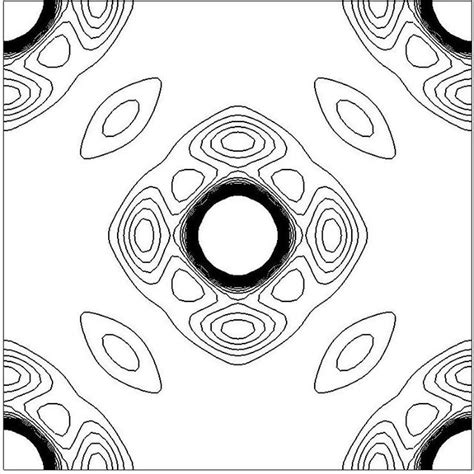 Two Dimensional Electron Density Maps Of Si 1 X Co X On The 100 Plane