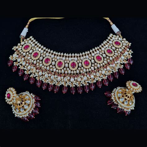 Nyla Ruby Choker At Rs 999900 Choker Necklace Id 2853161540748