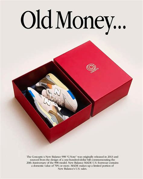Why the Concepts x New Balance 998 ‘C-Note’ Is Still Cold. Hard. Cash ...