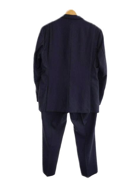 HUGO BOSS(ヒューゴボス) / ストライプセットアップ/RN73616/CA23115/セットアップ/--/コットン/NVY ...