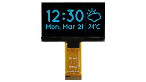 Mcot128064h1v Bm Afficheur Oled Midas 2 42pouce Bleu 128 X