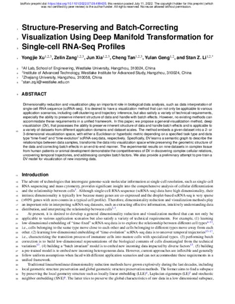 pdf structure preserving and batch correcting visualization using