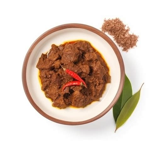 Premium Ai Image Rendang Padang Spicy Beef Stew From Padang