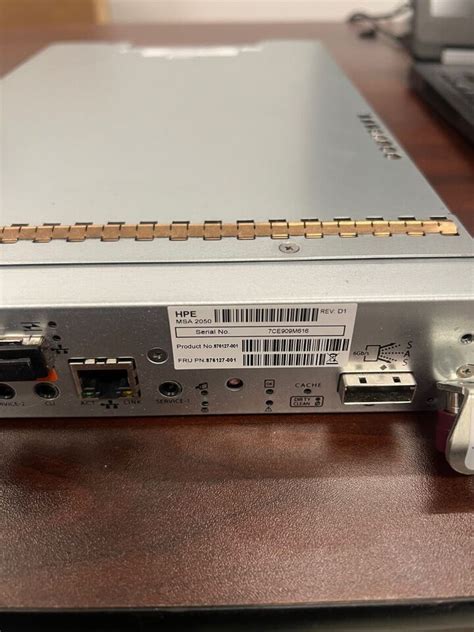 Hp Hpe Msa 2050 Rev C San Dual Controller Sff Smart Array Storage