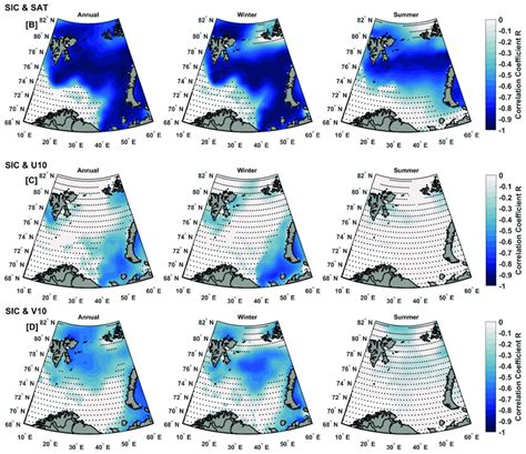 Spatial Distribution Of Correlation Coefficients Between Sic And A Download Scientific