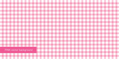 Pink Hearts On Checkered Background Royalty Free Vector