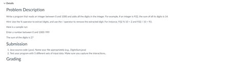 solved details problem description write a program that