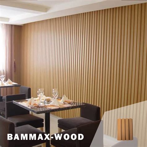 Yes Outdoor Bammax Fumigated Pallet 219 26 Mm WPC Co Extrusion Wall