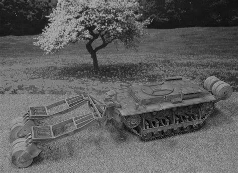 Т Iii минный трал — Каропкару — стендовые модели военная миниатюра