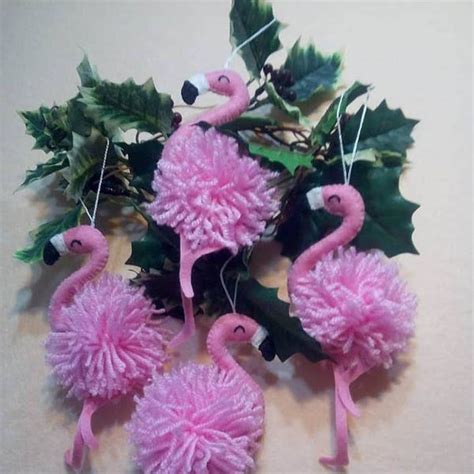 Felt Flamingo Ornament Etsy