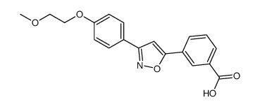 Ácido 3 3 4 2 metoxietoxi fenil 1 2 oxazol 5 il benzoico CAS