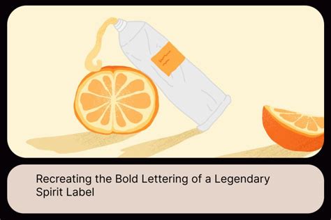 Recreating The Bold Lettering Of A Legendary Spirit Label Longhorn Array Database Journal