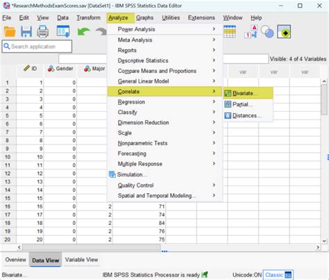 Calculate And Interpret A Point Biserial Correlation In Spss Ez Spss Tutorials