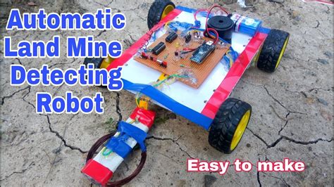 How To DIY Automatic Land Mine Detecting Robot DIY RC Invention