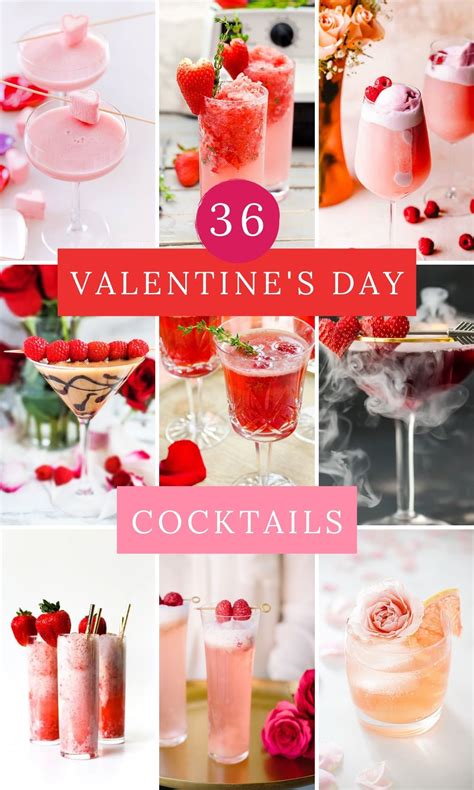 36 Valentines Day Cocktail Recipes Pizzazzerie