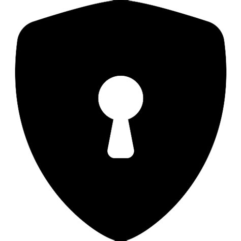 Shield Lock Outline Icon Svg Png Free Download