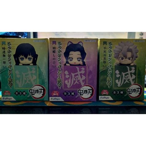 現貨 日版 Furyu 景品 鬼滅之刃 蝴蝶忍 不死川彌 時透無一郎桌緣子 桌邊 趴姿 趴箱 公仔 一番賞 蝦皮購物