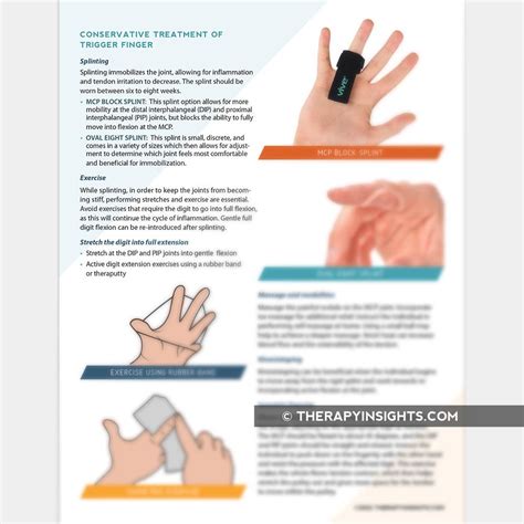 Printable Resource Trigger Finger Etsy