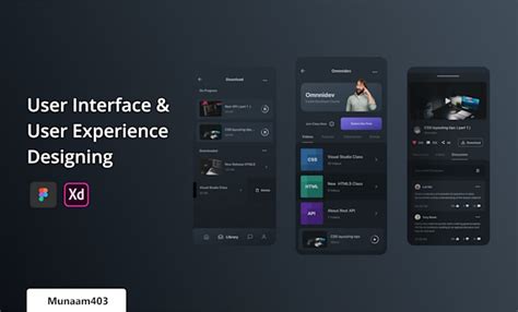 Do Modern Mobile App Ui Ux Design App Prototype Figma By Munaam403 Fiverr